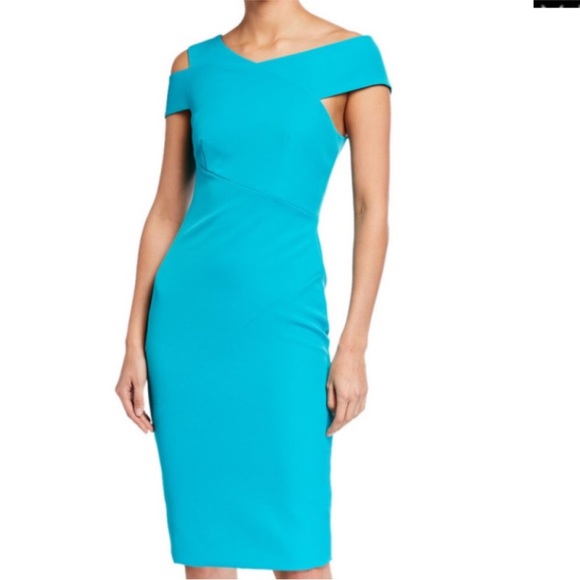 Ted Baker Dresses Ted Baker Turquoise Yandal Bodycon Dress Ted Baker 3 Poshmark